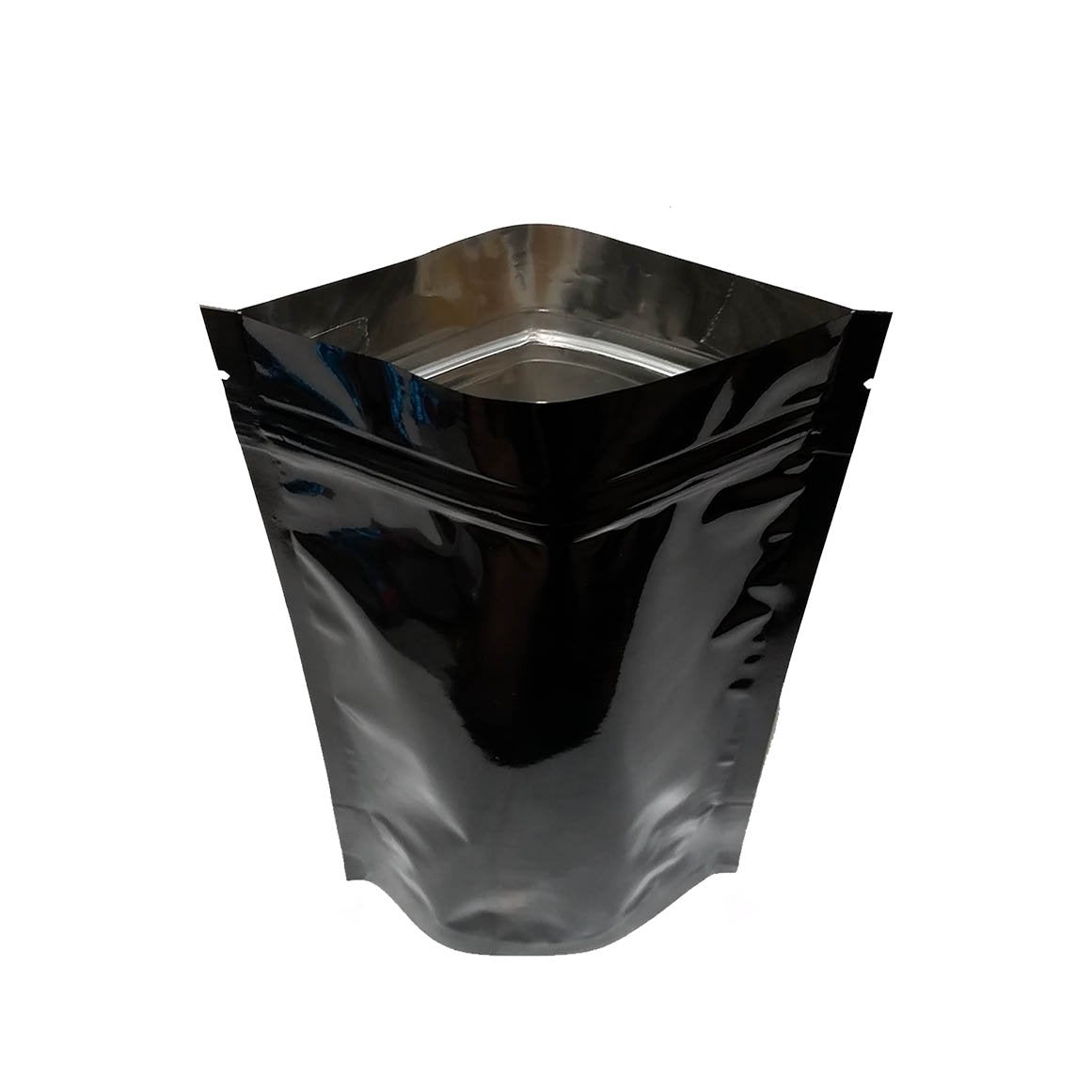Stand Up Pouch with zip lock | Glossy Black – Packaging Depot Manila