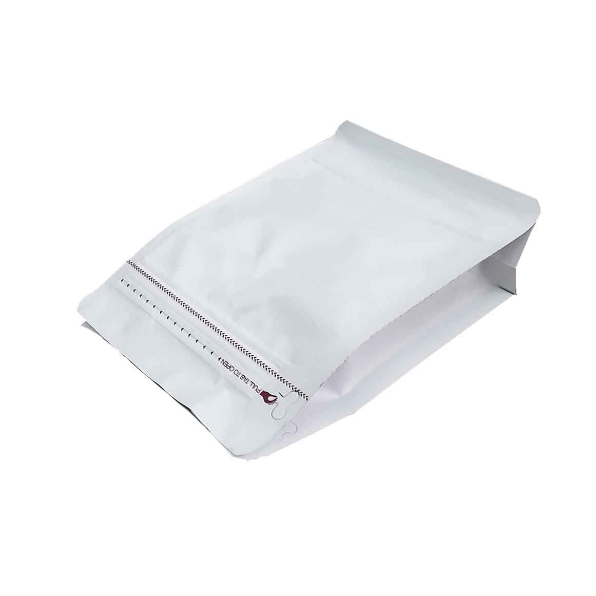 Gusset Bag with zip lock | Matte White – Packaging Depot Manila