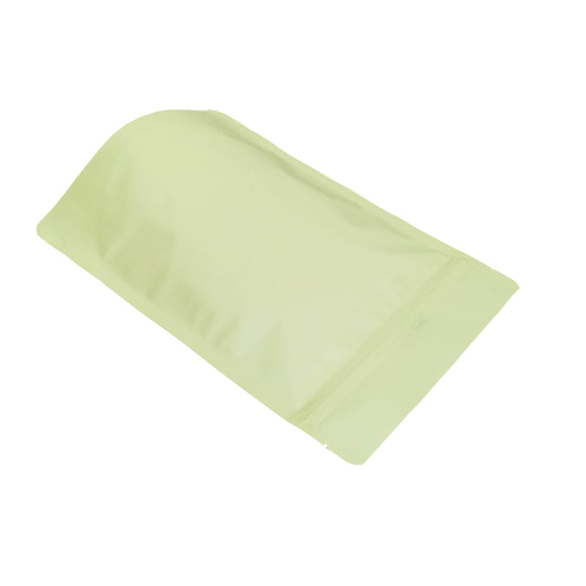 Stand Up Pouch with zip lock | Aluminum Matte Yellow – Packaging Depot ...